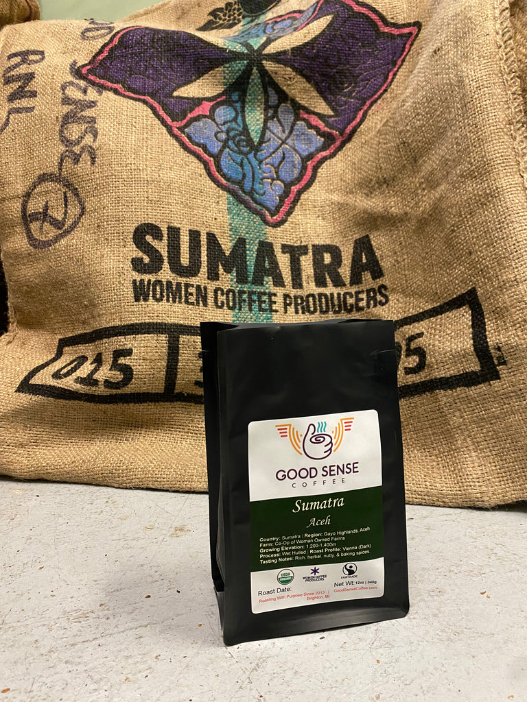 Sumatra - Aceh - Fair Trade, Organic, WCP – Good Sense Coffee